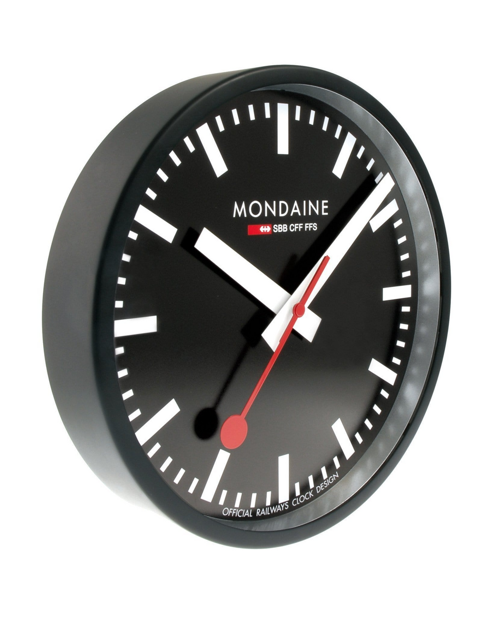 Mondaine Official Swiss Railways Clock (25 cm) – Tidssonen nettbutikk